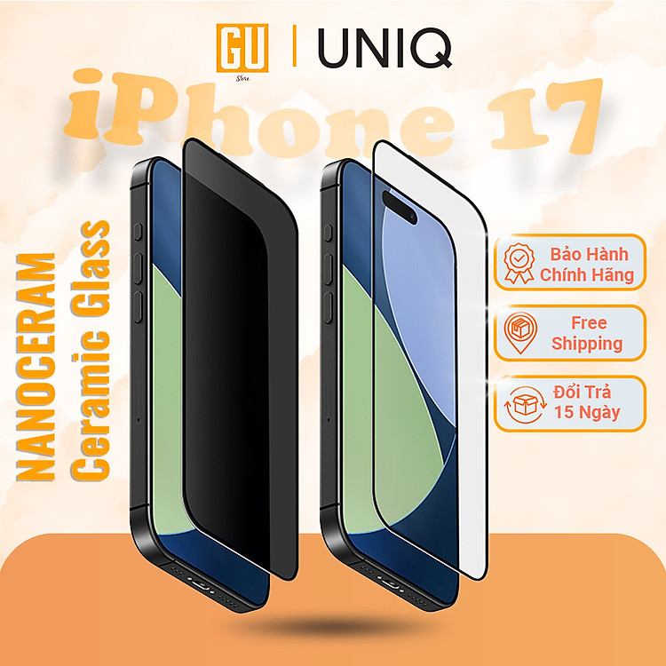 Mua Kính Cường Lực Gốm Cho iPhone 17 Pro Max UNIQ OPTIX XENON CLEAR ...