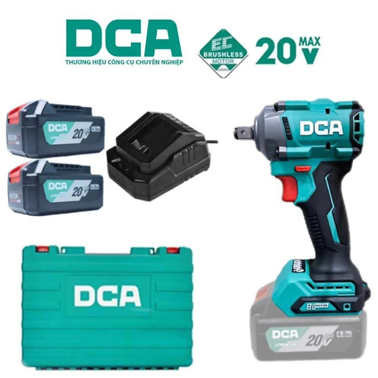 Mua MÁY SIẾT BULOONG KHÔNG CHỔI THAN DÙNG PIN 20V DCA ADPB358EM - HÀNG ...