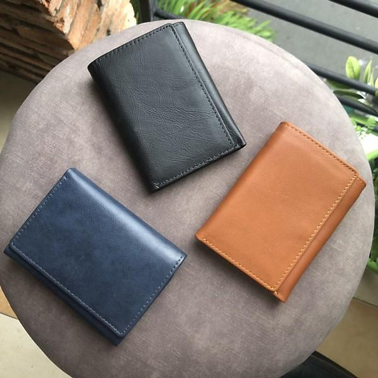 Mua Ví nam da bò sáp cao cấp mẫu ví đứng chuẩn mực VI69