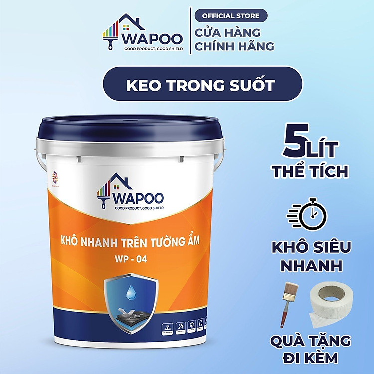 Mua Sơn Chống Thấm Đa Năng Wapoo WP-CT04, Dung tích 5L - Chống Thấm ...