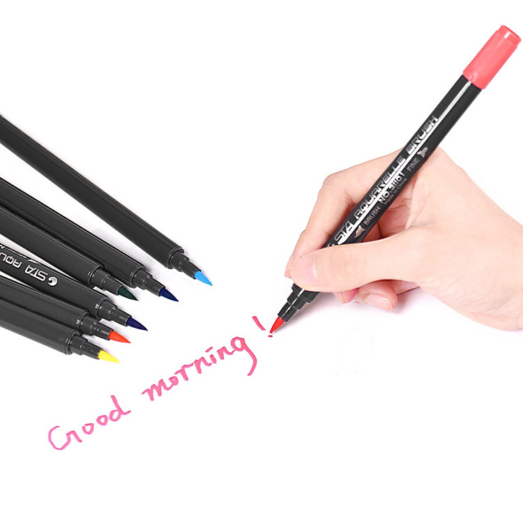 Mua 1Pc Color/ Set Marker Marking Pen Twin Tip Brush Sketch Pens Water ...