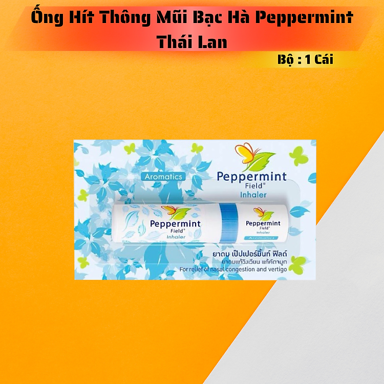 Mua Ống Hít Thông Mũi 2 Đầu PEPPERMINT FIELD Inhaler Aromatics Thái Lan