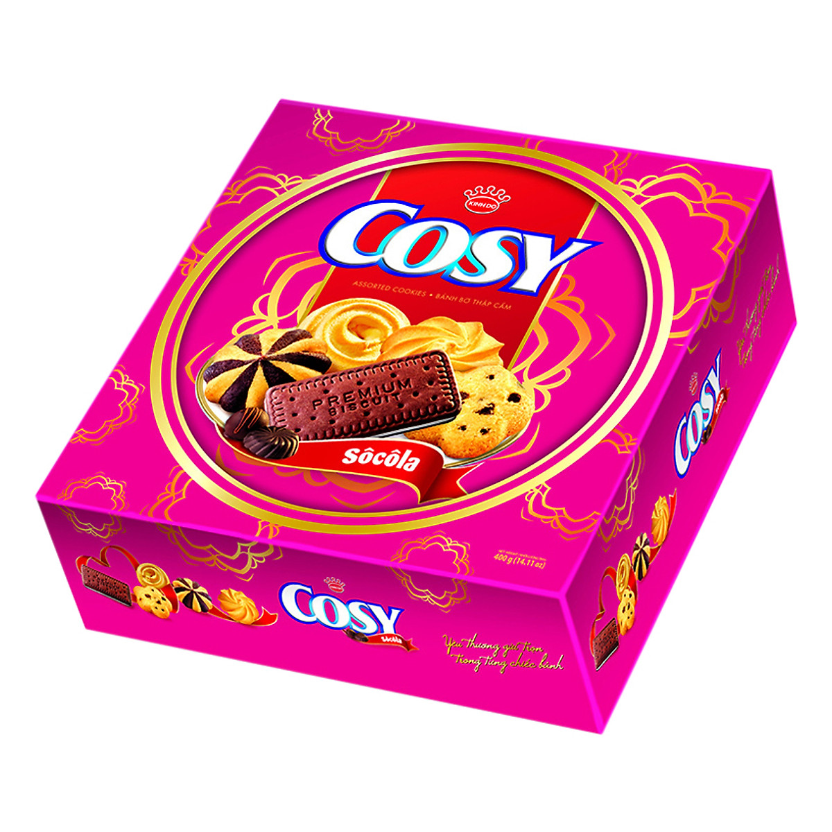 Bánh Cosy Chocolate Cookies - Kinh Đô (400g) | Tiki