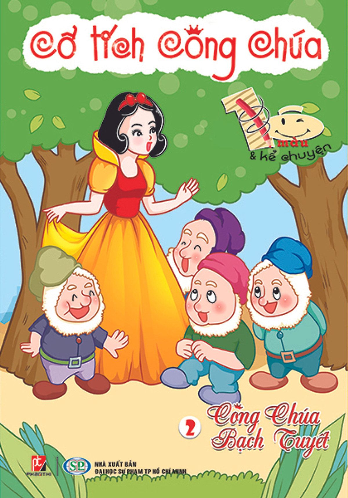 Tô Màu Cổ Tích Công Chúa Công Chúa Bạch Tuyết Tô Màu Luyện Chữ