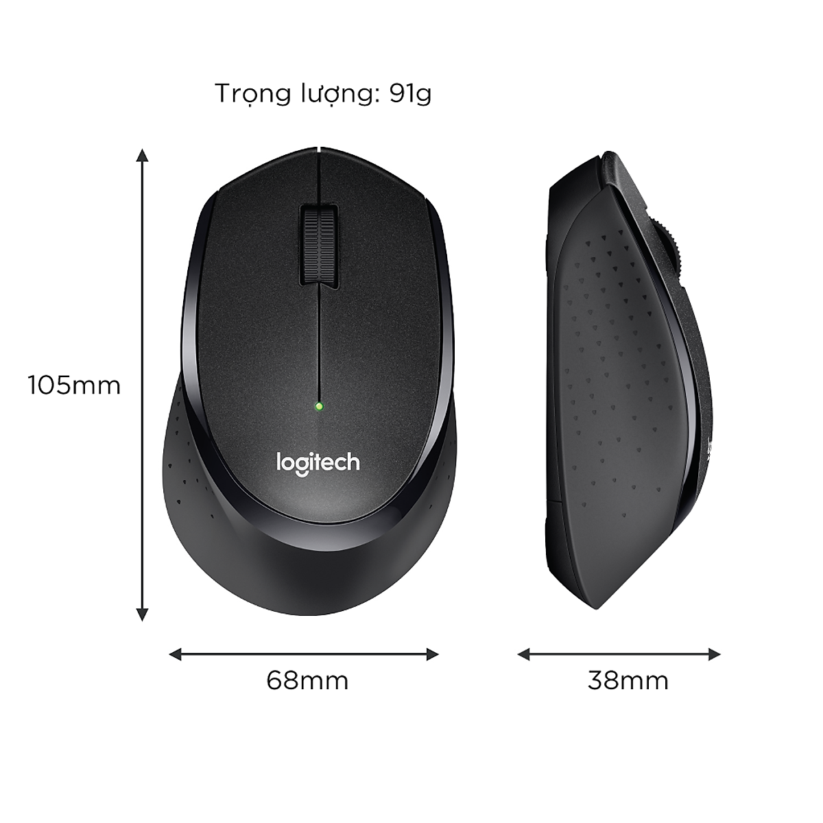 Chuột Không Dây Logitech M330 Silent Plus - Hàng Chính Hãng | Siêu Thị Điện Máy Xanh