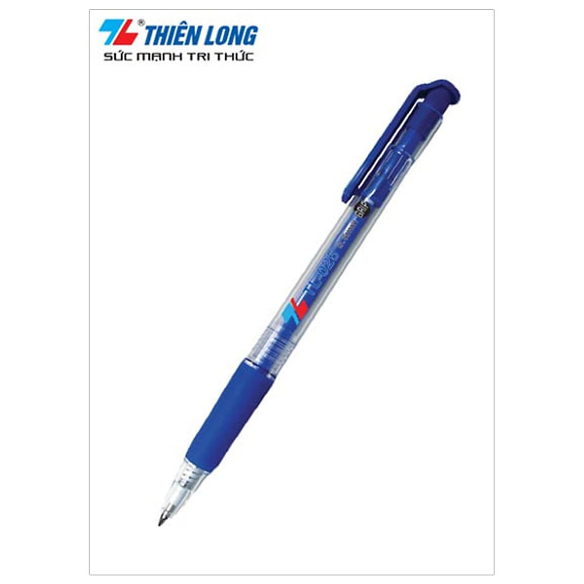 Bút Bi Thiên Long TL-025 Grip - Màu Xanh - Mực Xanh | Tiki