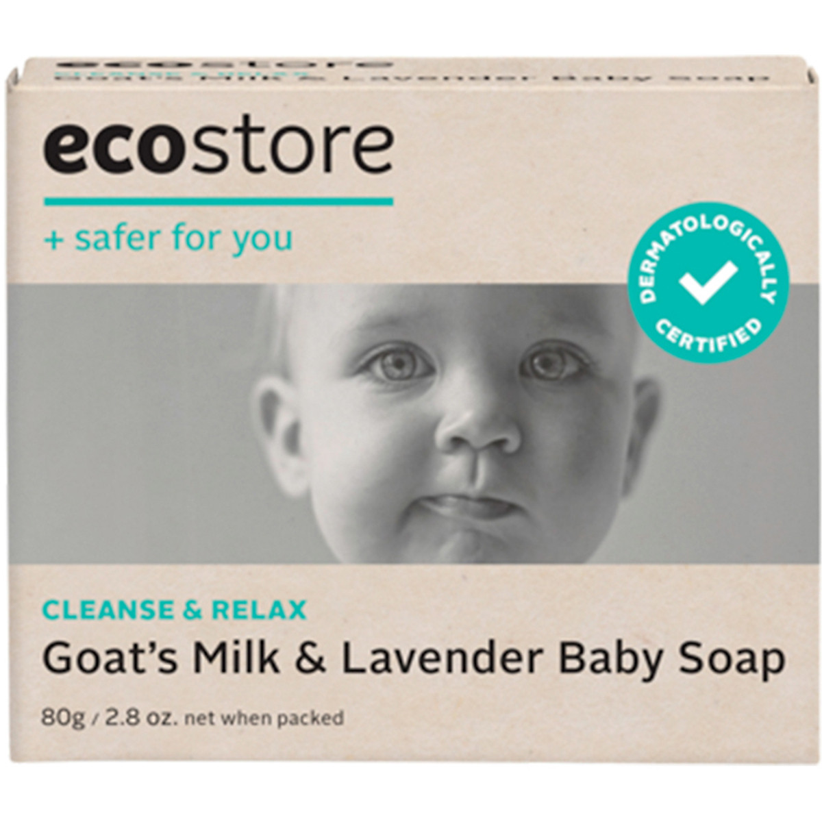 Bánh Xà Phòng Cho Bé Từ Sữa Dê Và Hoa Oải Hương Gốc Thực Vật Ecostore 80g | Tiki