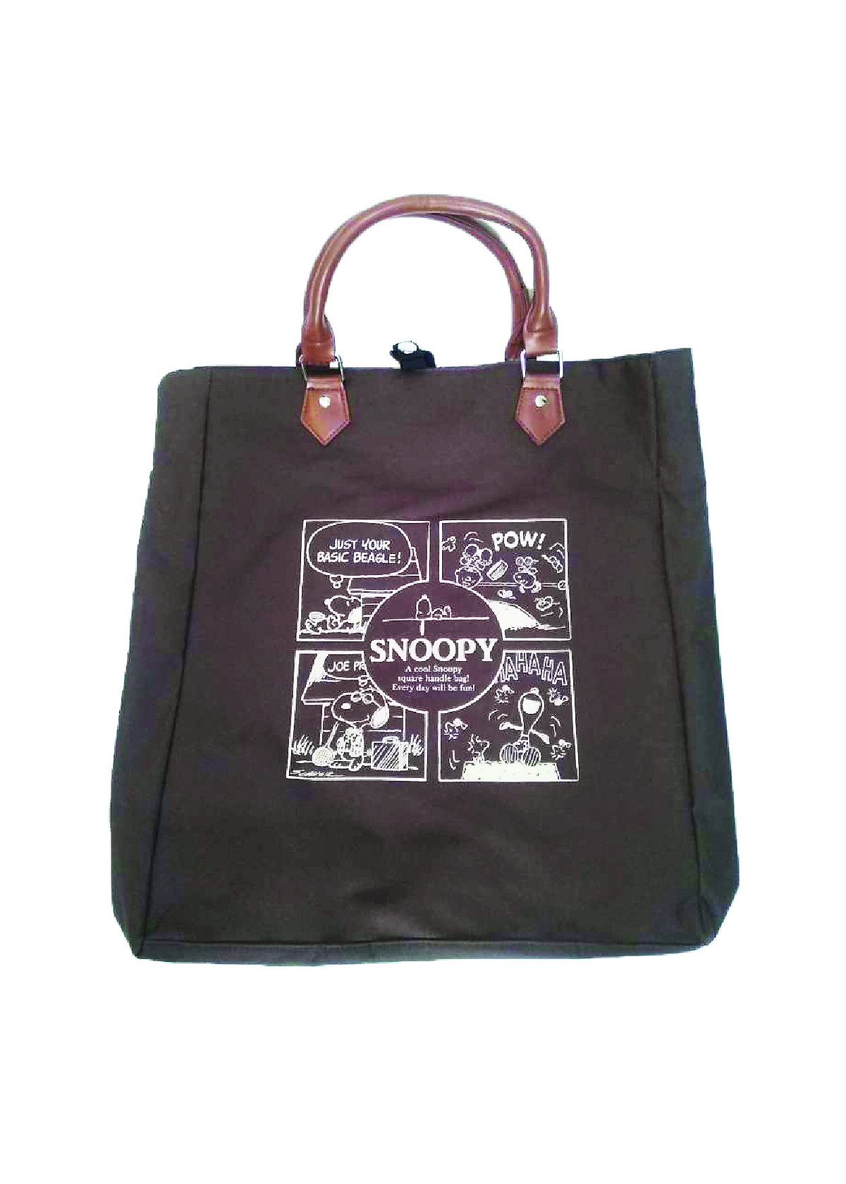 Túi vải Snoopy chính hãng - quai da | Tiki