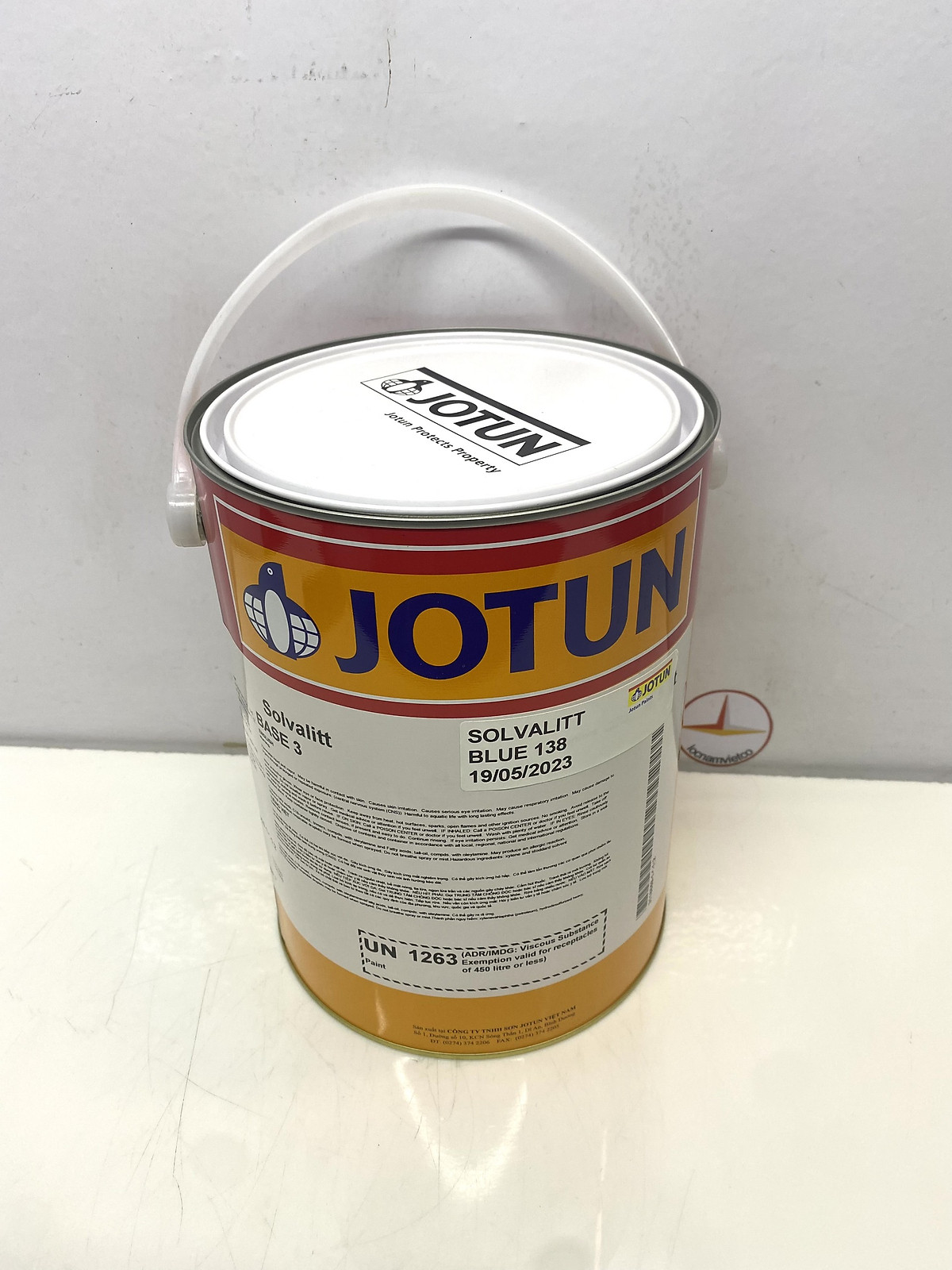 Sơn chịu nhiệt 600oC Jotun Solvalitt màu xanh Blue 138 _ 5L - Sơn
