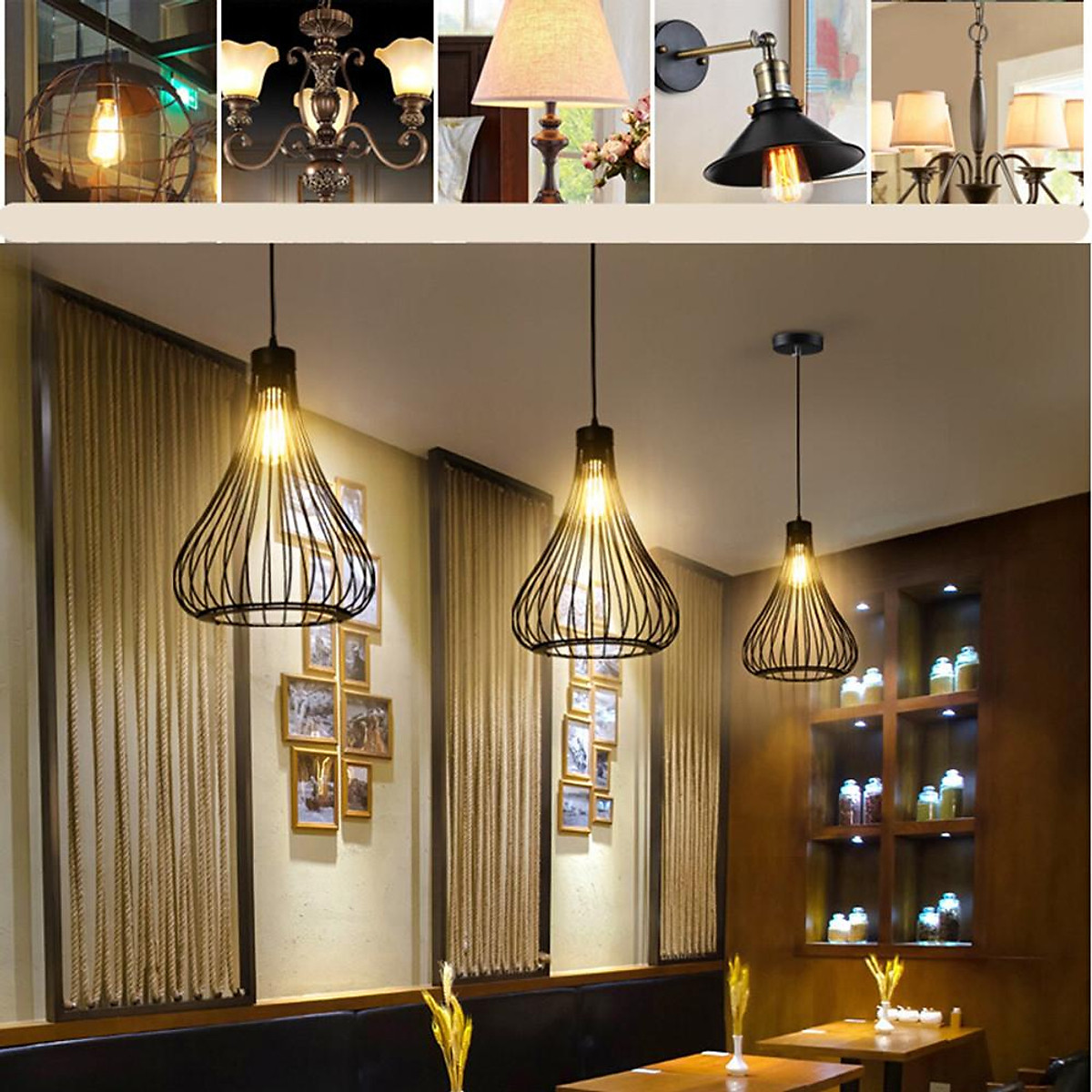 Bóng Đèn Led Edison E27 (220V, Ánh Sáng Trắng Ấm 2700K) - Đèn & thiết ...