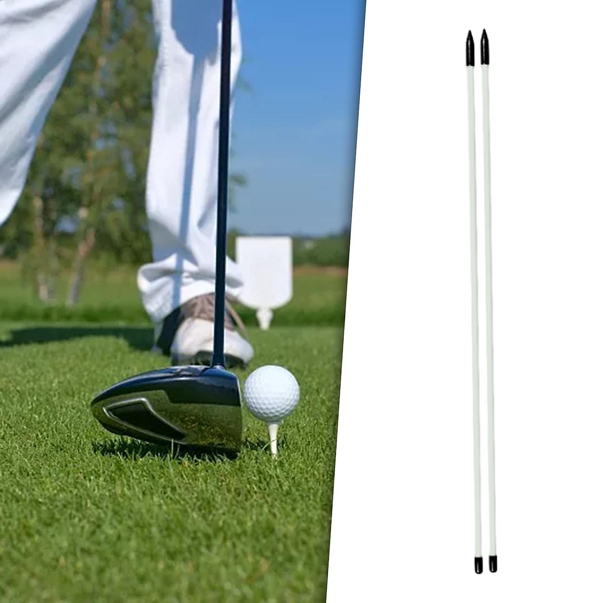 Golf Alignment Sticks Golf Sticks Alignment Aid Golf Alignment Rods 2 ...