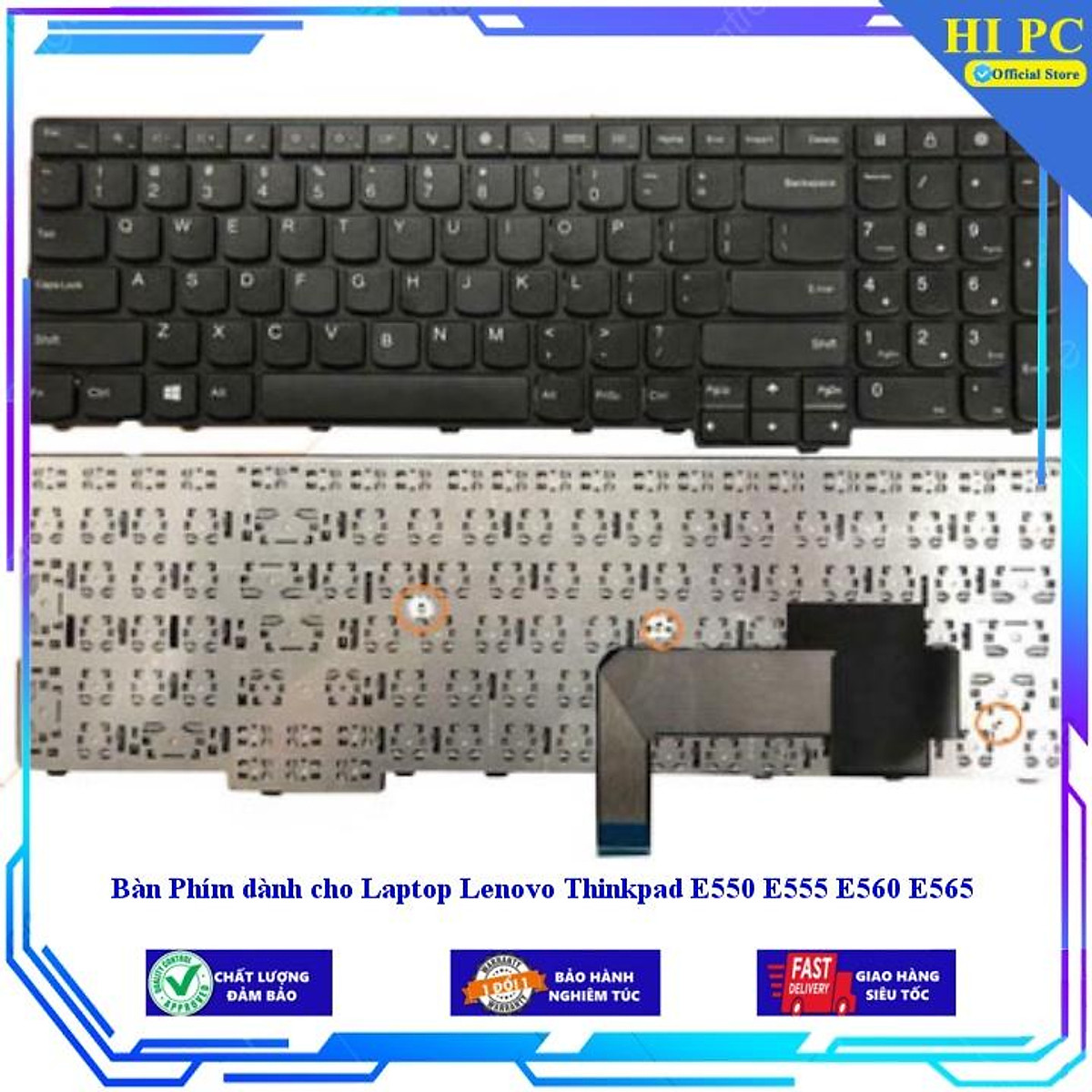 Bàn Phím dành cho Laptop Lenovo Thinkpad E550 E555 E560 E565 - Hàng Nhập Khẩu | Tiki