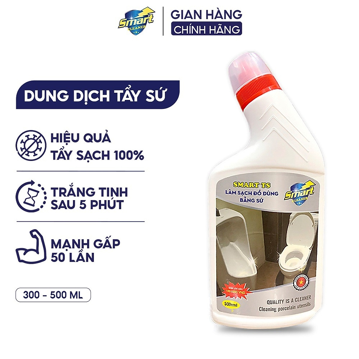 Mua SMART TS - Nước tẩy rửa làm trắng đồ sứ, bồn cầu dung dịch rửa ... Mua SMART TS - Nước tẩy rửa làm trắng đồ sứ, bồn cầu dung dịch rửa ...