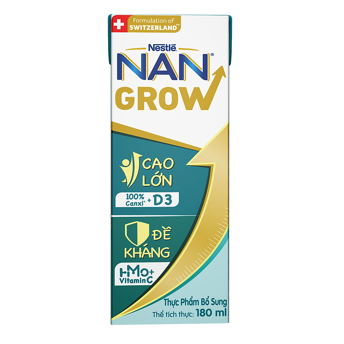 Lốc 4 Hộp Sữa pha sẵn Nestlé NANGROW 180ml/hộp sữa mát công thức từ ...