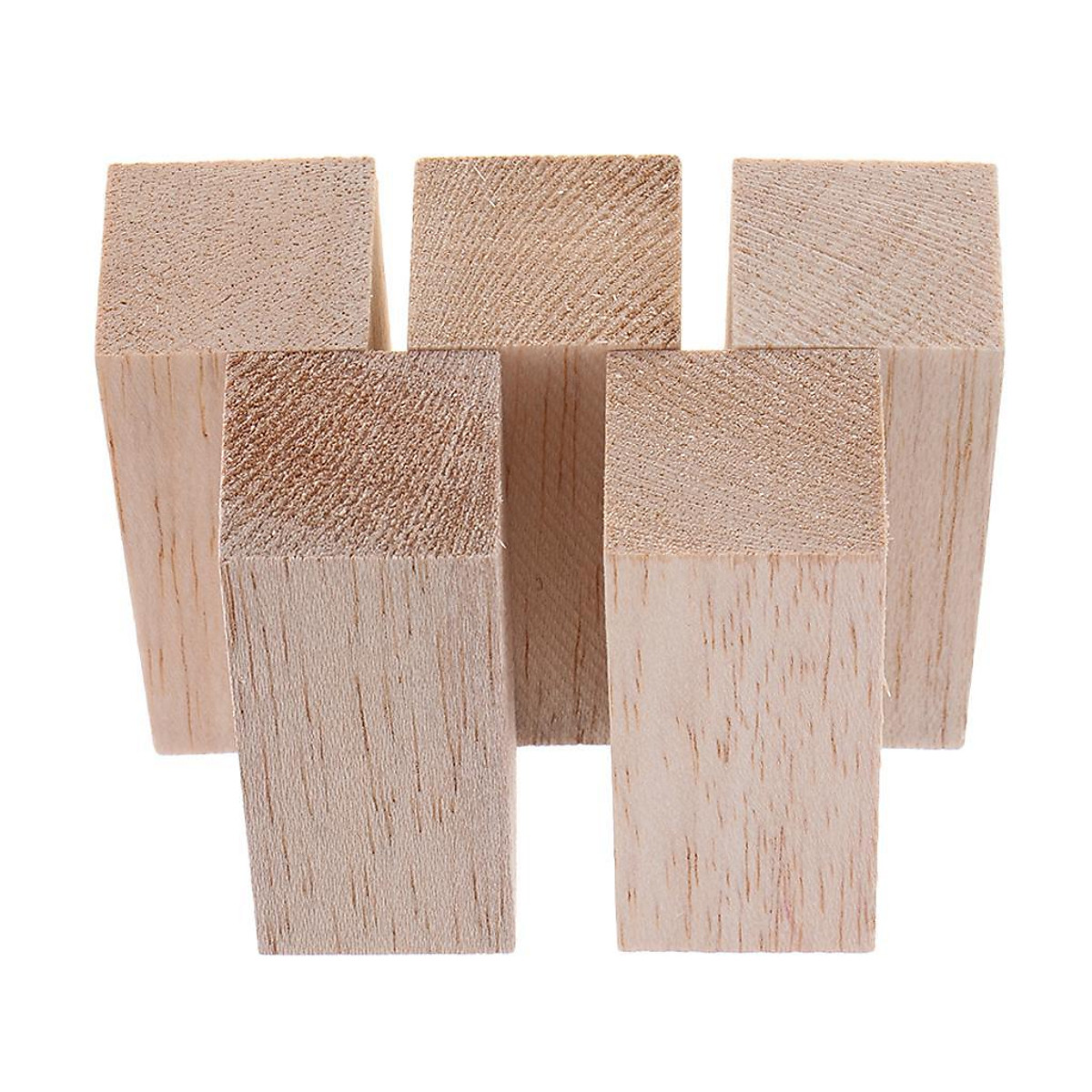 3/5 piece Balsa Wood Blocks DIY Modelling Working Materials 70mm ...