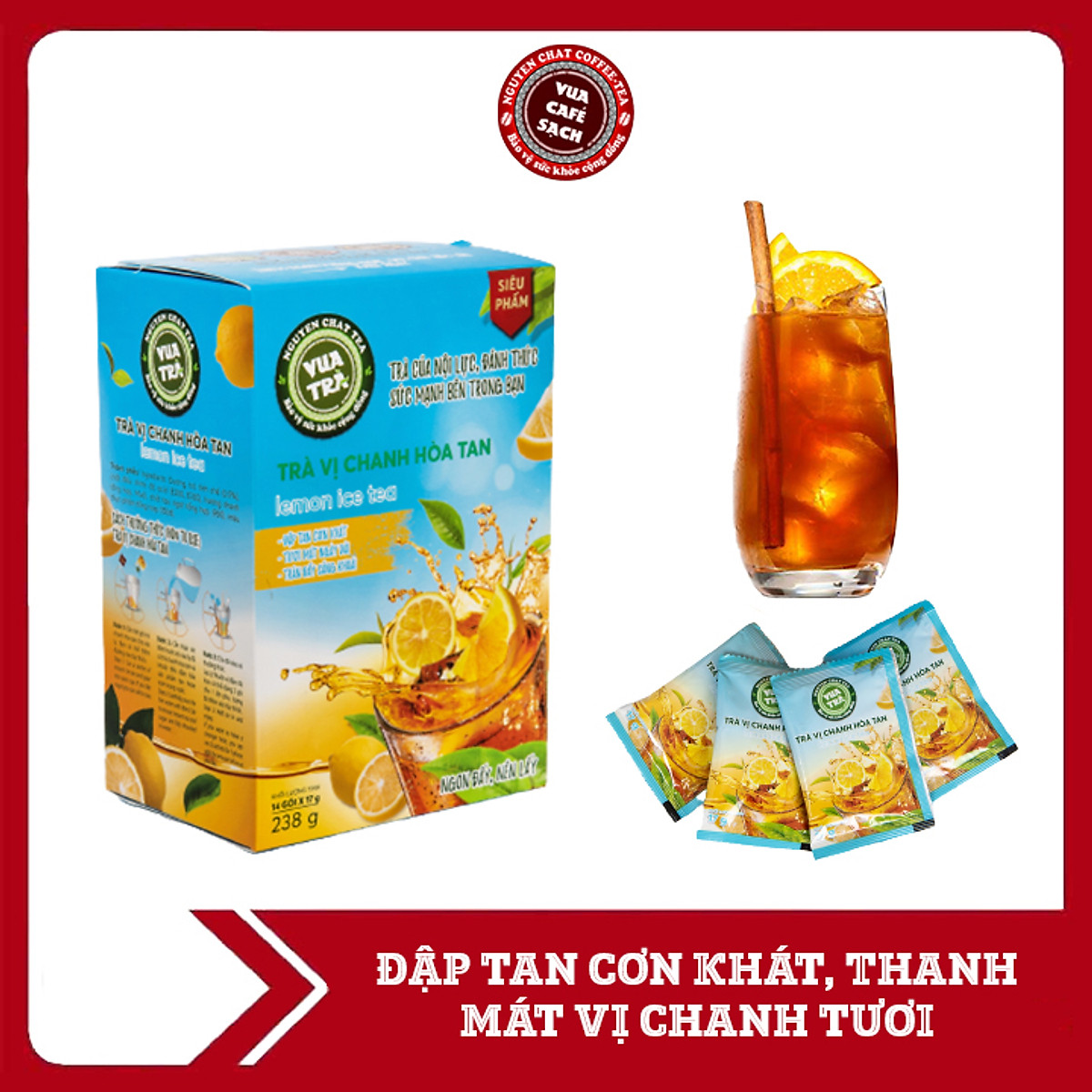 Trà Vị Chanh Hòa Tan CAO CẤP Đập Tan Cơn Khát, Thanh Mát Vị Chanh Tươi, Tốt Cho Sức Khỏe - VTHT ...