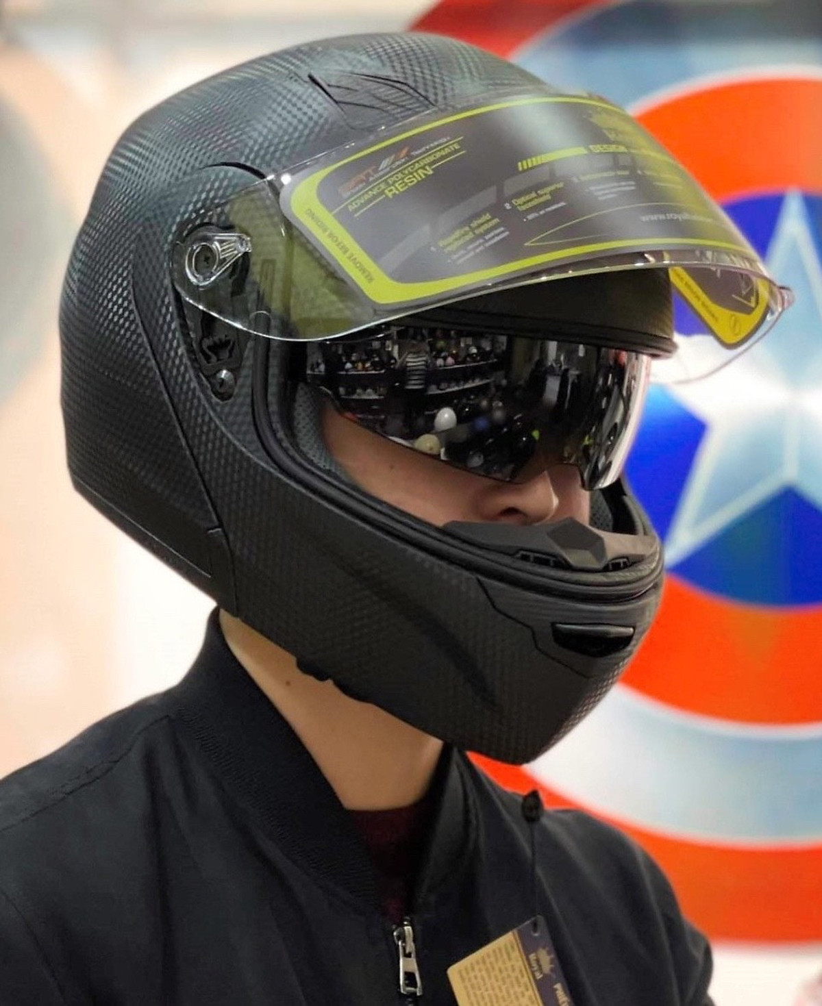 Mũ Bảo Hiểm Fullface Royal M179 Tem Carbon - Hàng Chính Hãng | Tiki