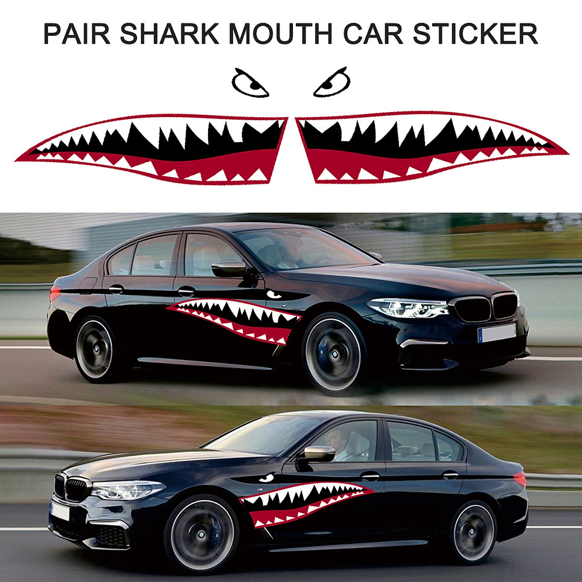 Shark Mouth Car Decal