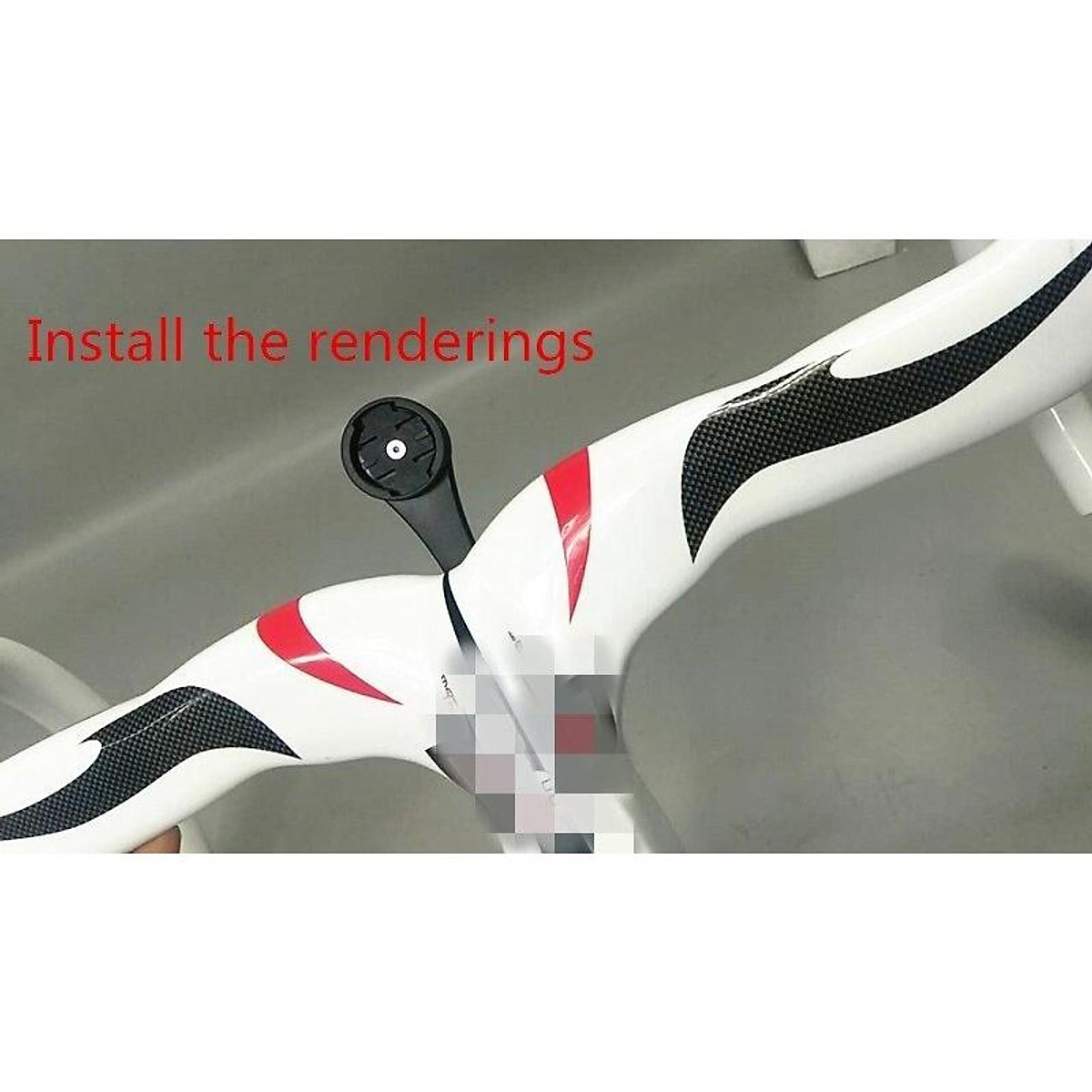 Integrated Handlebar Computer Mount for Garmin SLR Aero Bike CNC ...