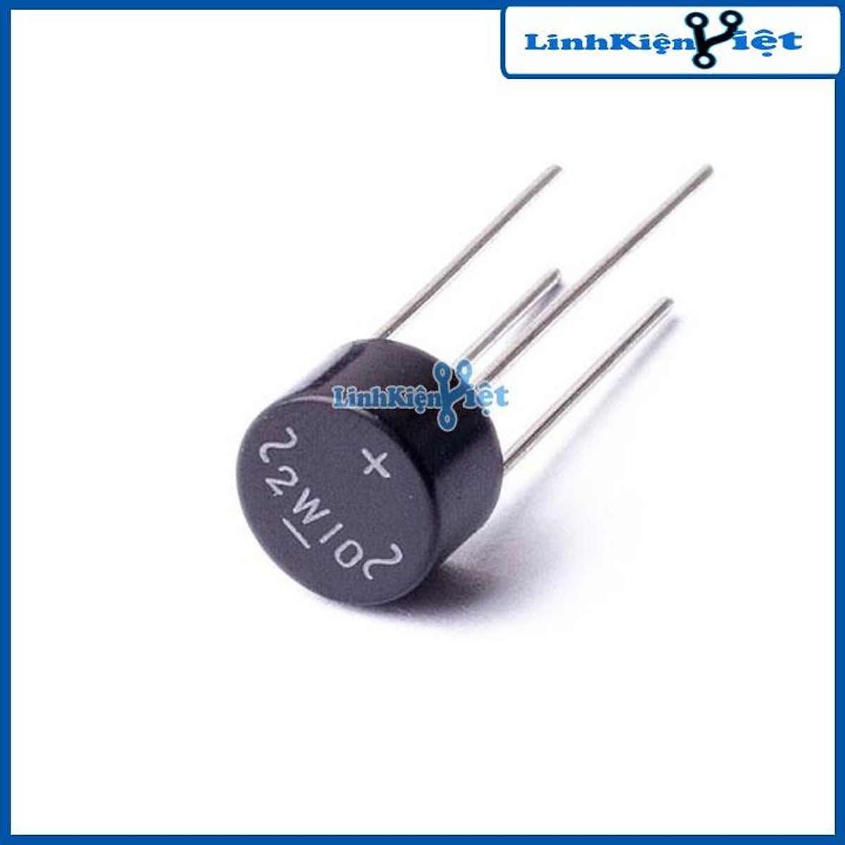 Diode cầu 2A 2W10 tròn chỉnh lưu dòng điện xoay chiều thành dòng một chiều