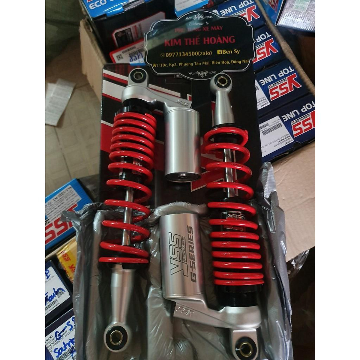 Mua Phuộc giảm xóc sau Yss G-Series bình dầu gắn Dream , Wave ... CHÍNH ...