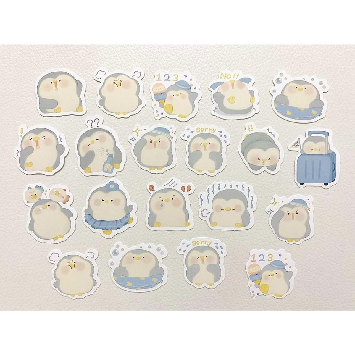Mua Hộp 40-45 Hình Dán Chim Cánh Cụt Dễ Thương - Set Sticker hình Động ...