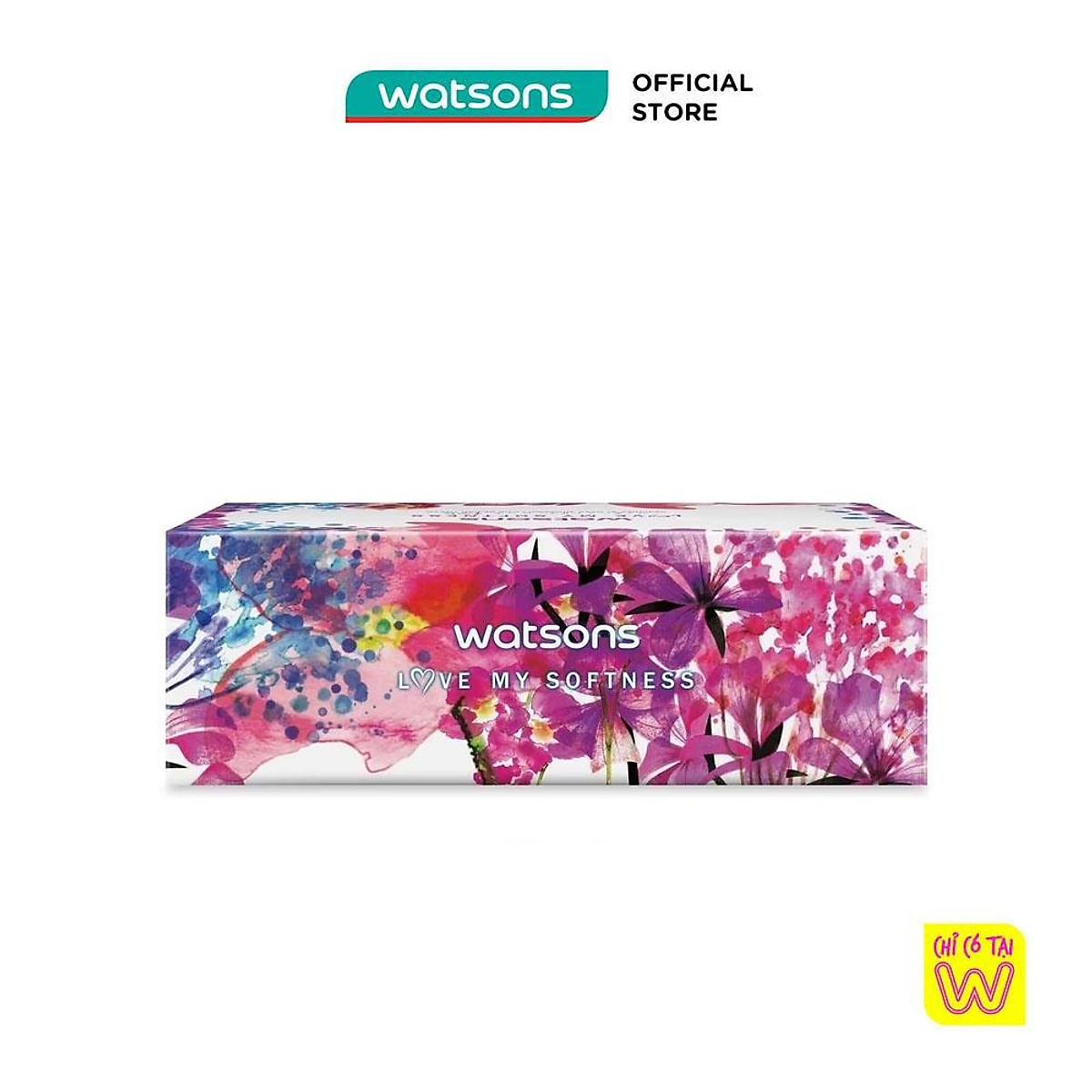 Mua Khăn Giấy Hộp Watsons Velvety Soft Box Tissues (X-Flower) 3ply x ...