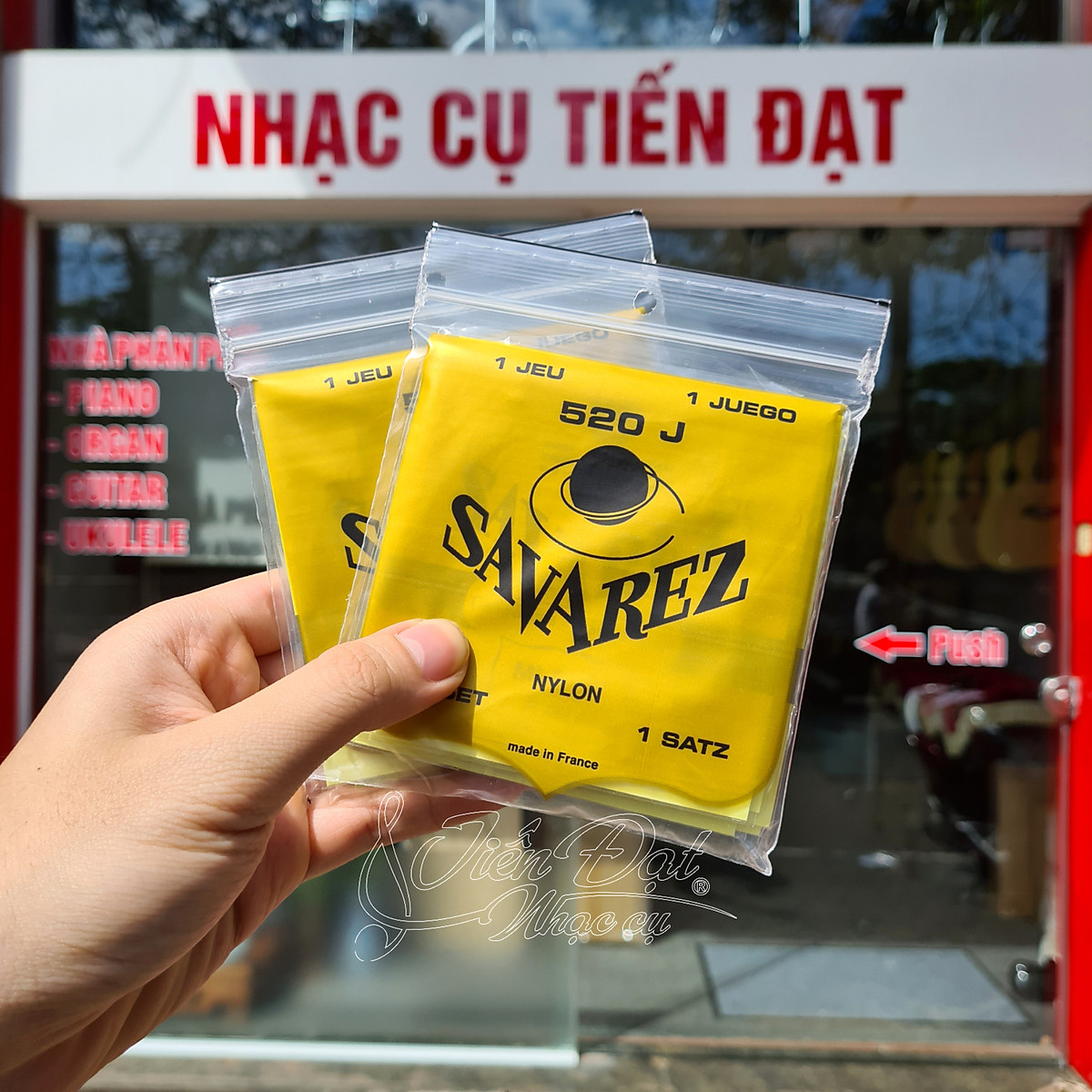 Bộ Dây Đàn Classic Guitar HIGH TENSION SAVAREZ 520J | Tiki