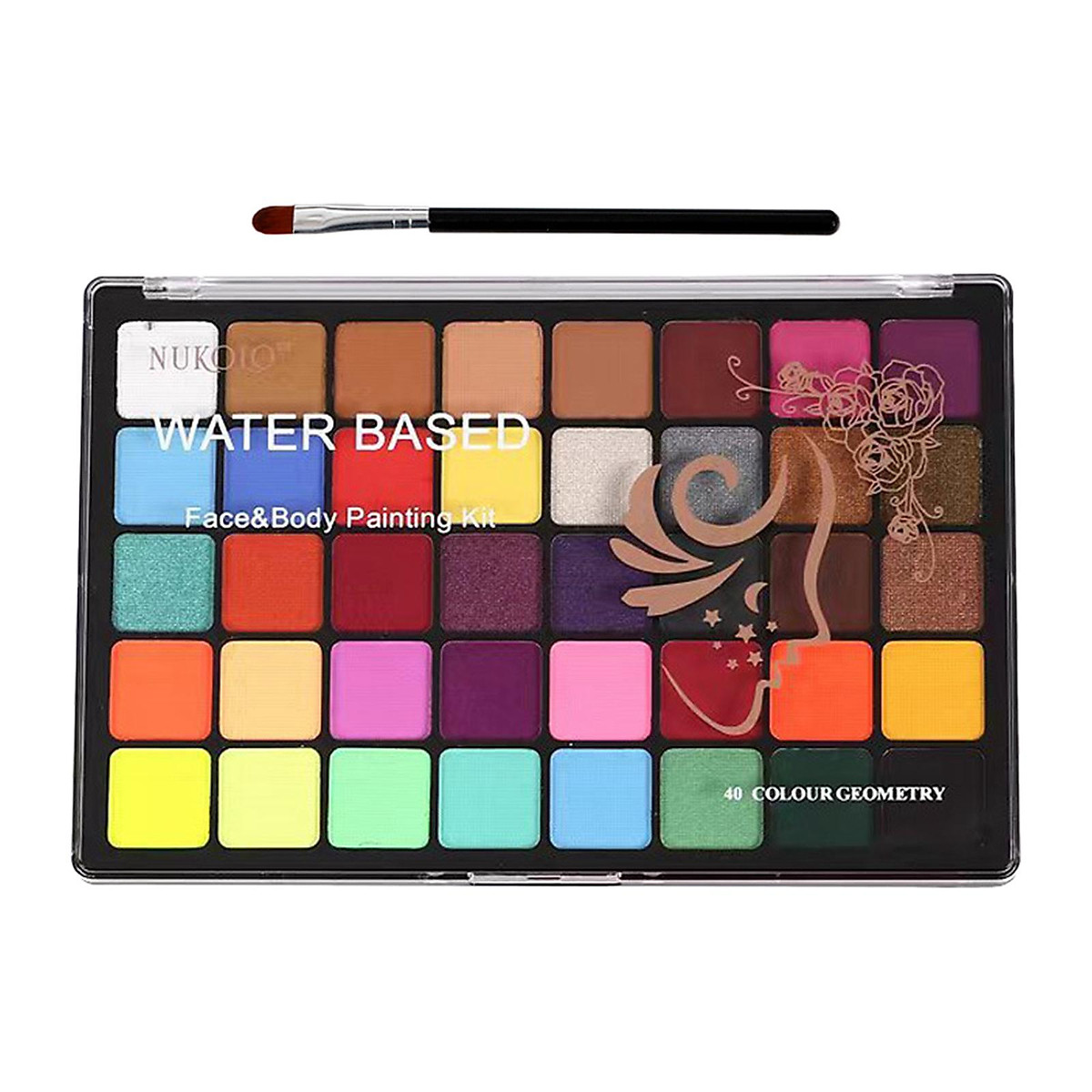 Face Body Paint Set Makeup Pigment Palette for Cosplay Fancy Dress Festival