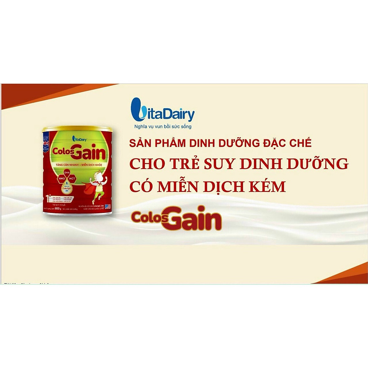 Sữa bột Vitadairy Colos Gain 1+ 800g từ 1 đến 10 tuổi - Sữa cho bé trên ...