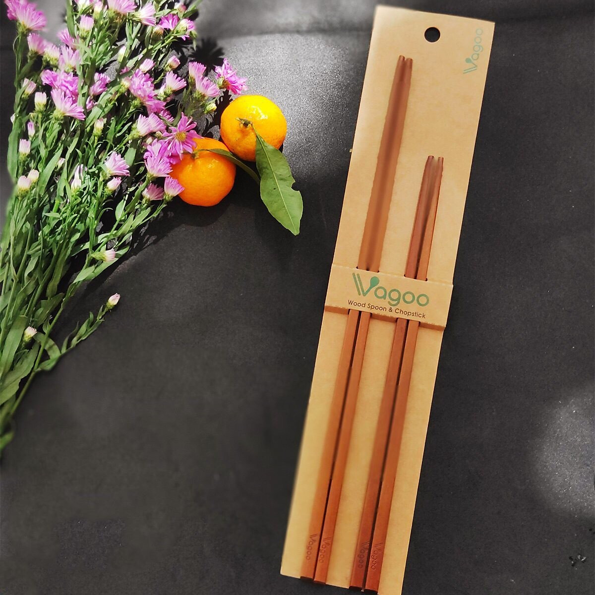 Mua Set 2 Đôi Đũa Bếp Bằng Gỗ Tự Nhiên - Thương hiệu Vagoo Sang Trọng ...