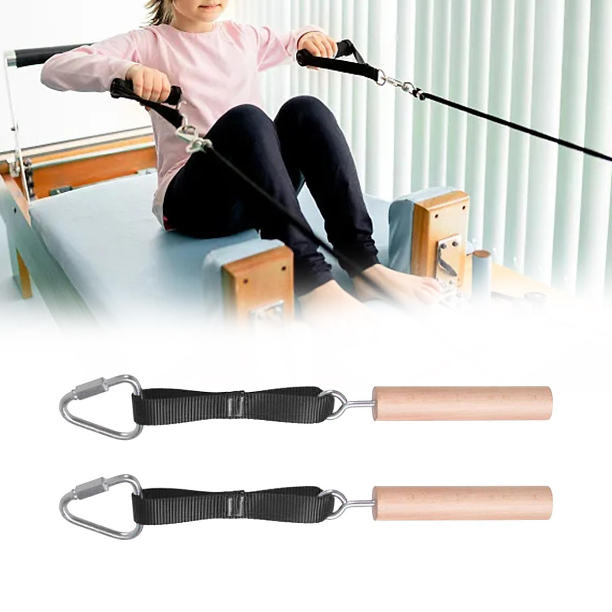 2x Pull up Handles Grips, Hand Grips Strengthener Arm Back Muscles ...