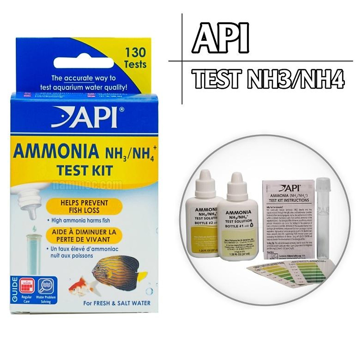Mua API - AMMONIA NH3 / NH4 Test Kit | Bộ Test Nhanh NH3/NH4 Cho Bể Cá ...