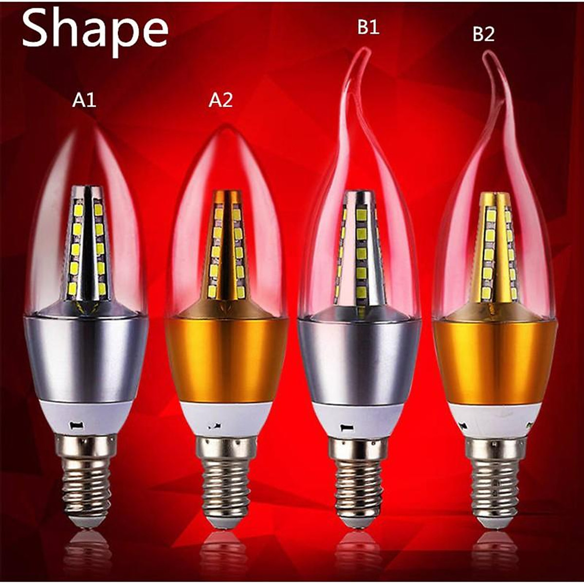 Mua Bóng Đèn Led E14 E27 Kiểu Dáng Cổ Điển - Warm A1,12W 3pcs tại Coycoy store