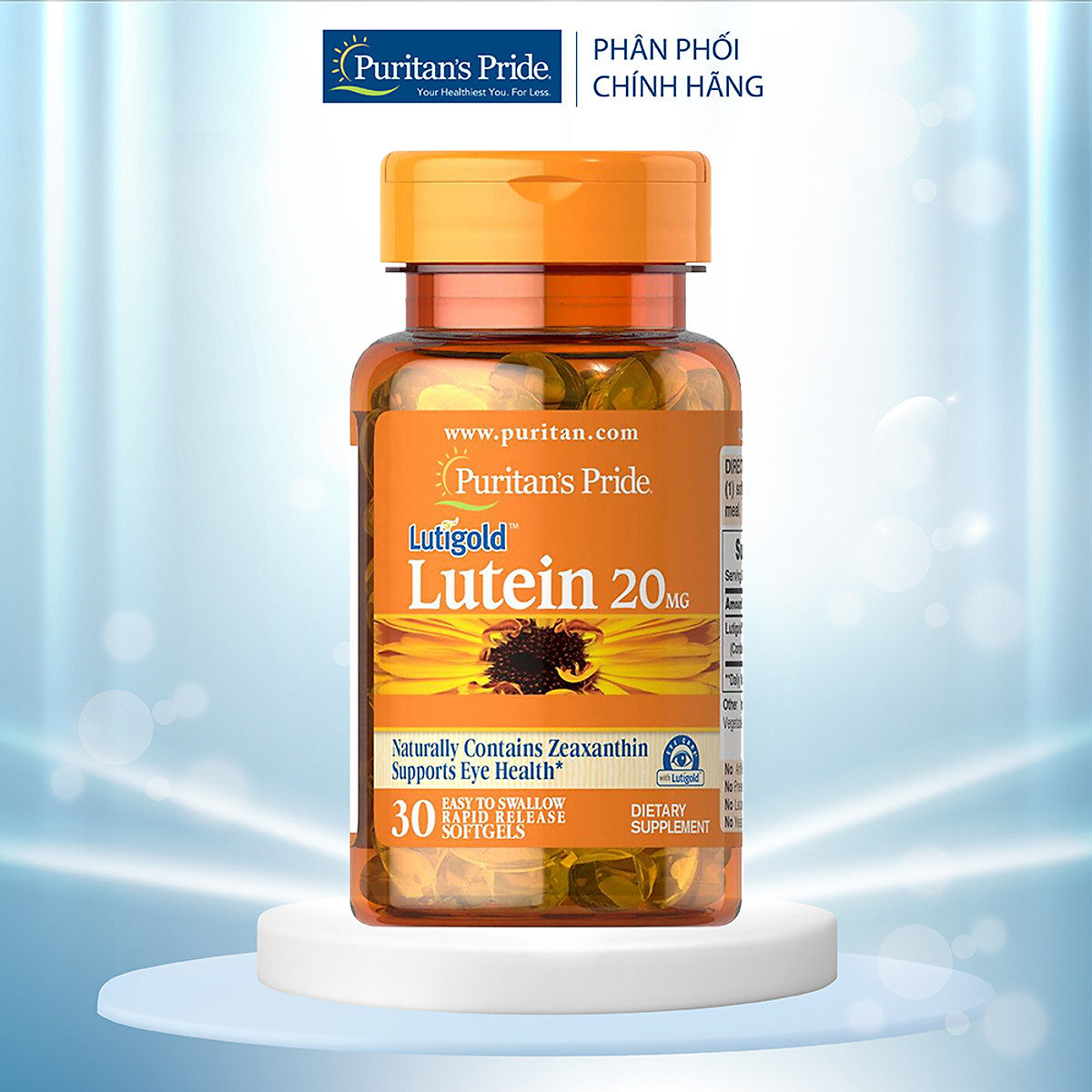 Mua Viên Uống Bổ Mắt Tăng Cường Thị Lực Puritan's Pride Lutigold Lutein ...