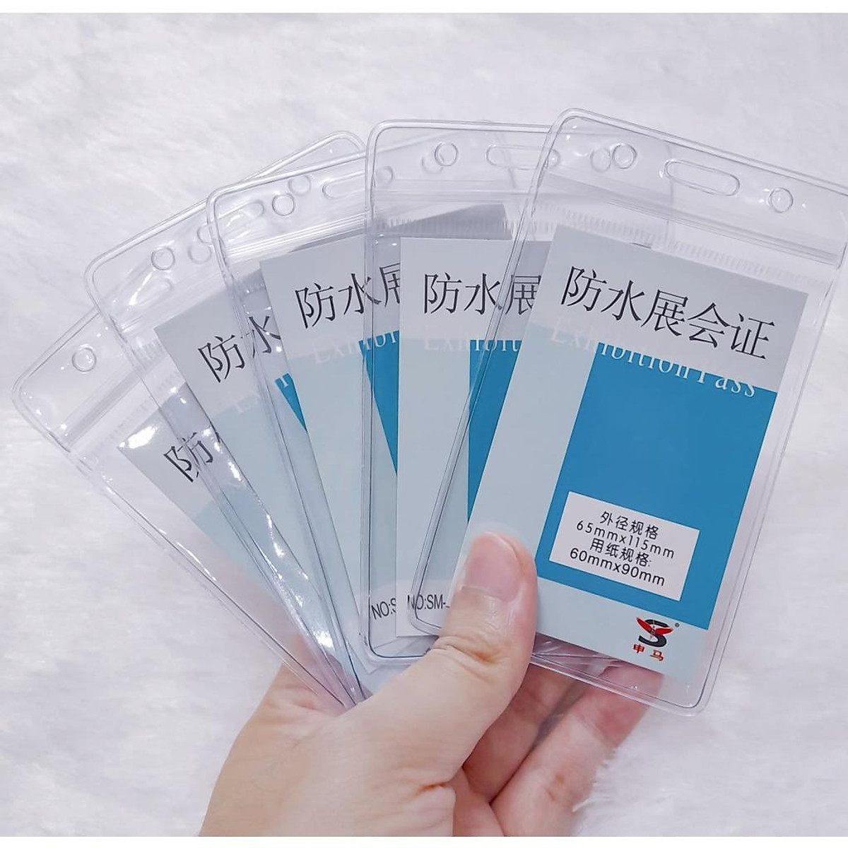 Mua Bao đựng thẻ nhân viên bảng tên name tag nhựa dẻo cho học sinh văn ...