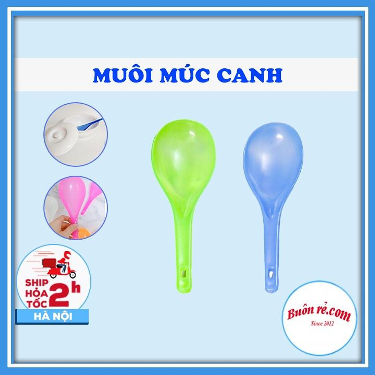 Mua Muôi múc canh nhựa Việt Nhật (2853) – Muôi, thìa xới cơm , múc canh ...