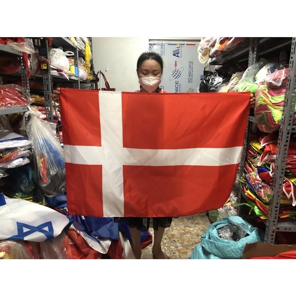 Quốc Kỳ Đan Mạch, cờ Đan Mạch đủ các kích thước | Tiki