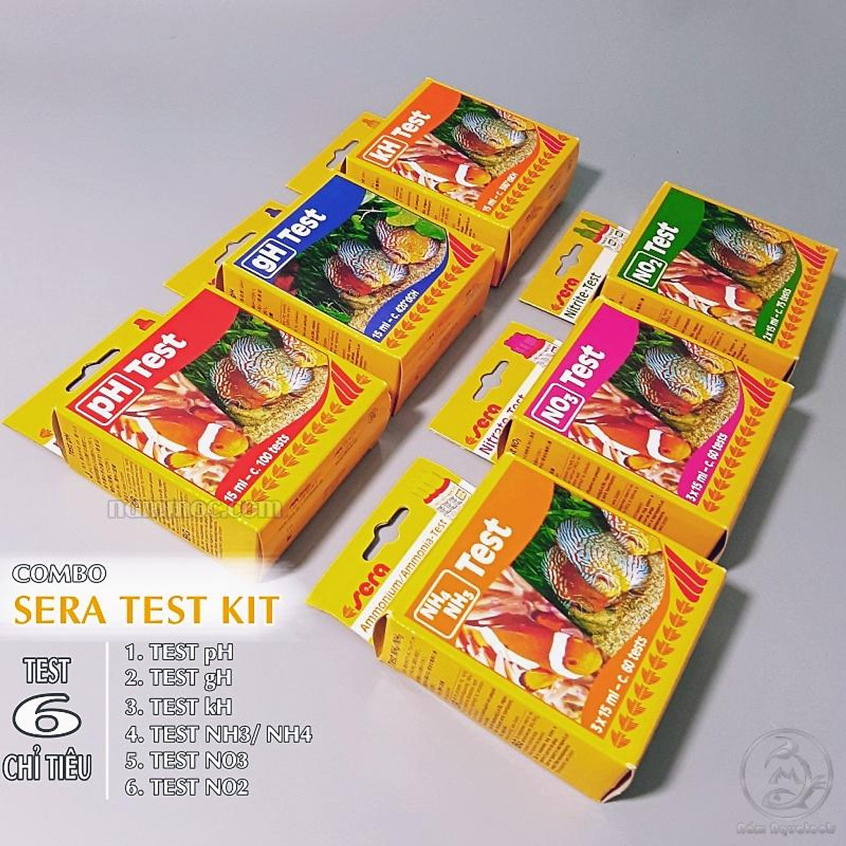 Mua SERA Test Kit | COMBO Bộ Kit Test Nhiều Chỉ Tiêu Quan Trọng Cho Bể ...