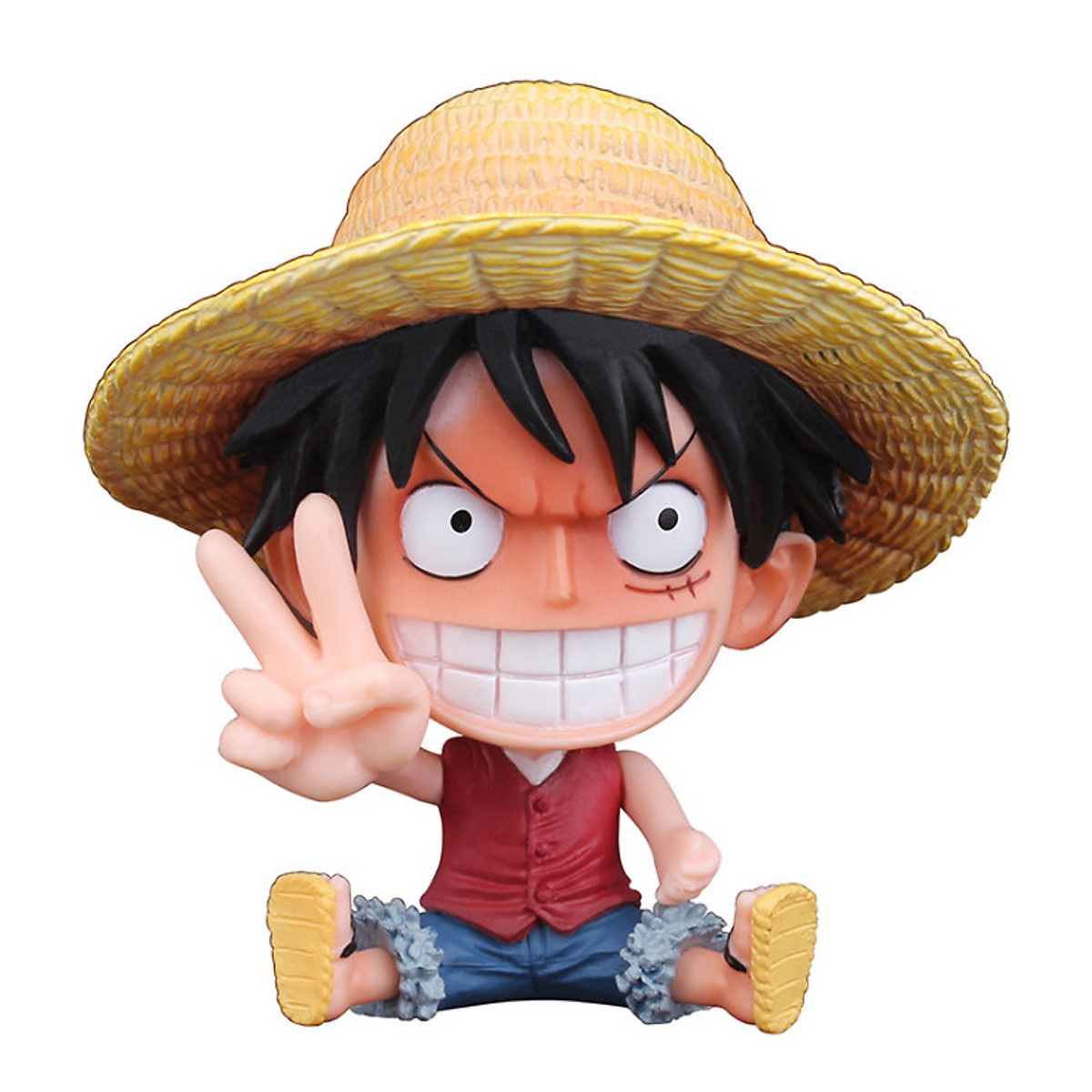 Mô Hình Monkey D. Luffy Chibi Say Hi - One Piece | Tiki