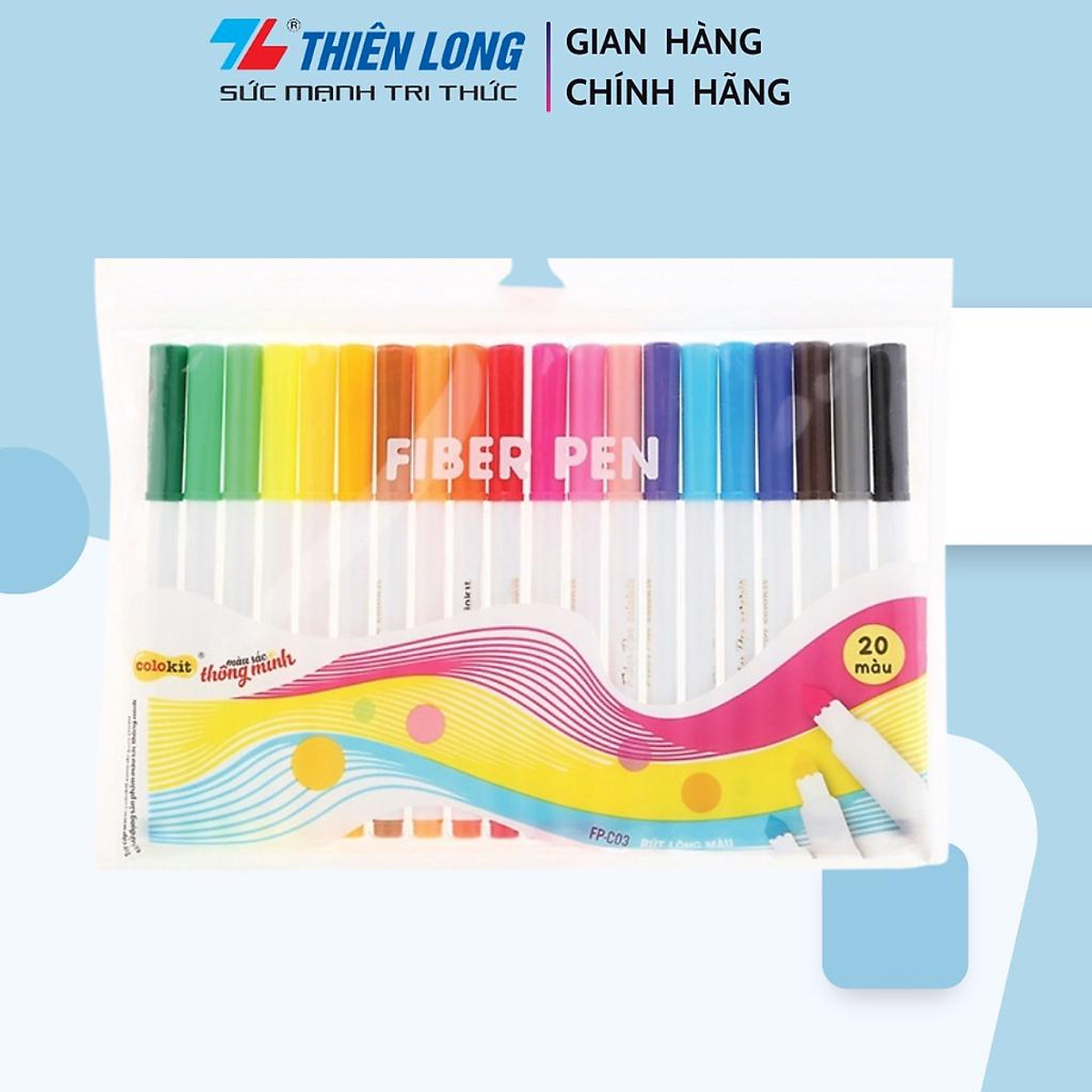 Bút lông màu Fiber Pen Colokit FP-C03 - Bút Lông Màu