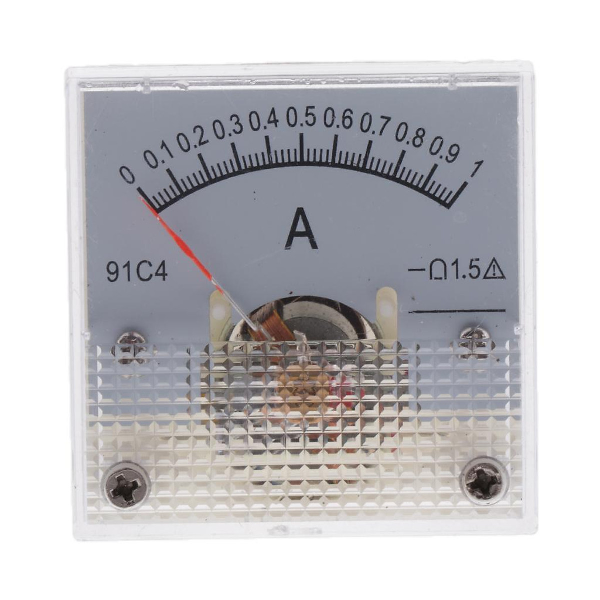 2-Piece DC Analog Panel AMP Meter Ammeter Milliammeter 91C4 0-2A/0-10A
