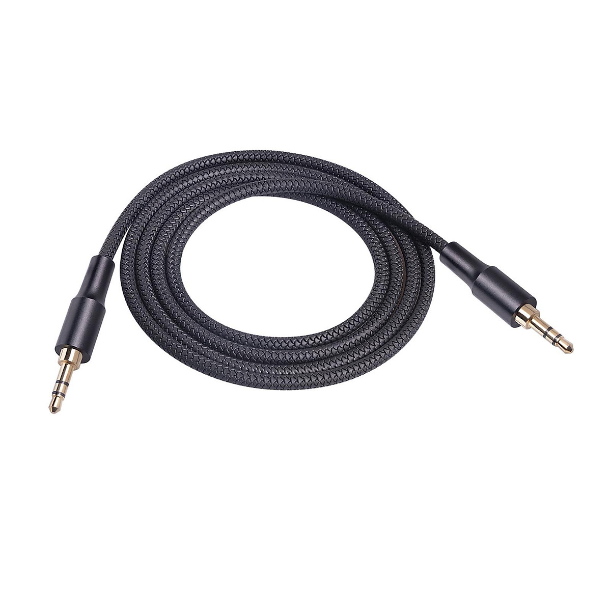 Mua AUX Cable 3.5mm Auxiliary Cable Audiophiles 3.5 mm Male Cable Headphone - black tại Magideal2
