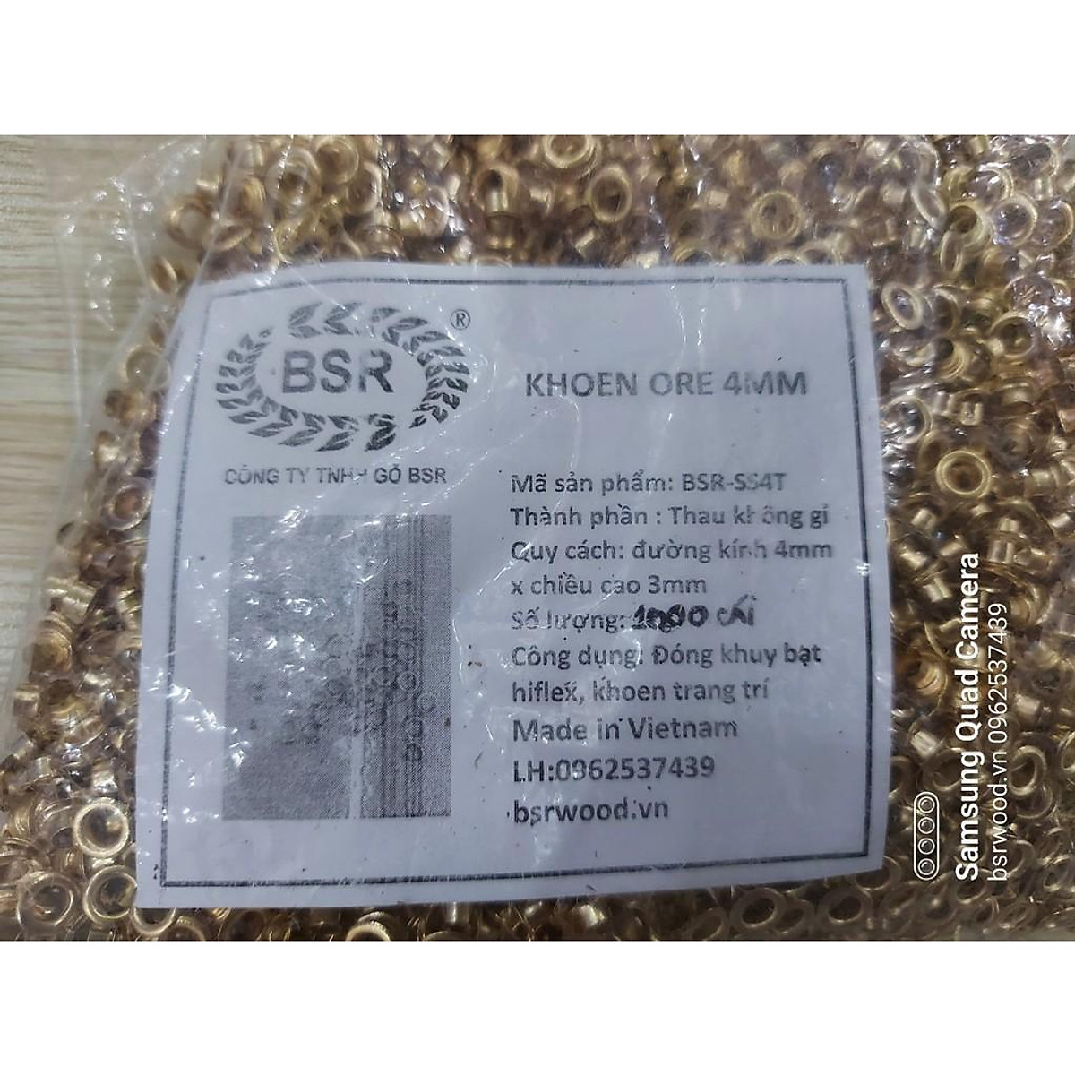 Mua Khoen ore 4mm Khoen mắt cáo 4ly Bằng Thau không gỉ (mỏng) Màu bạc,vàng,đồng,đen Khuy mắt cáo ...
