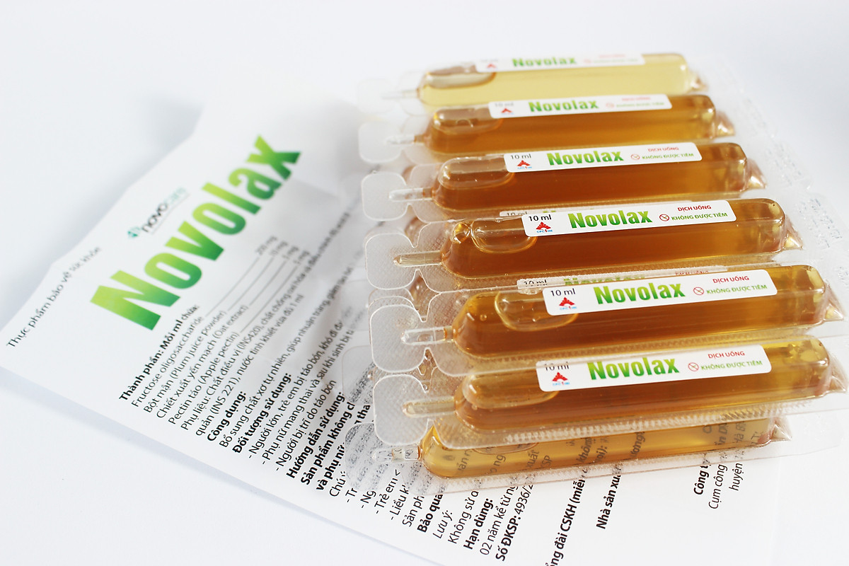 Novolax hộp 20 ống Có Tốt Không? Giá Bao Nhiêu?