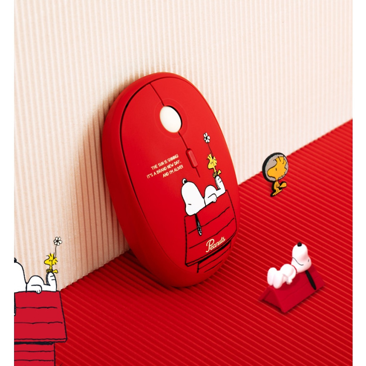CHUỘT KHÔNG DÂY SNOOPY RED BLUETOOTH WIRELESS MULTI-PAIRING-HÀNG CHÍNH ...