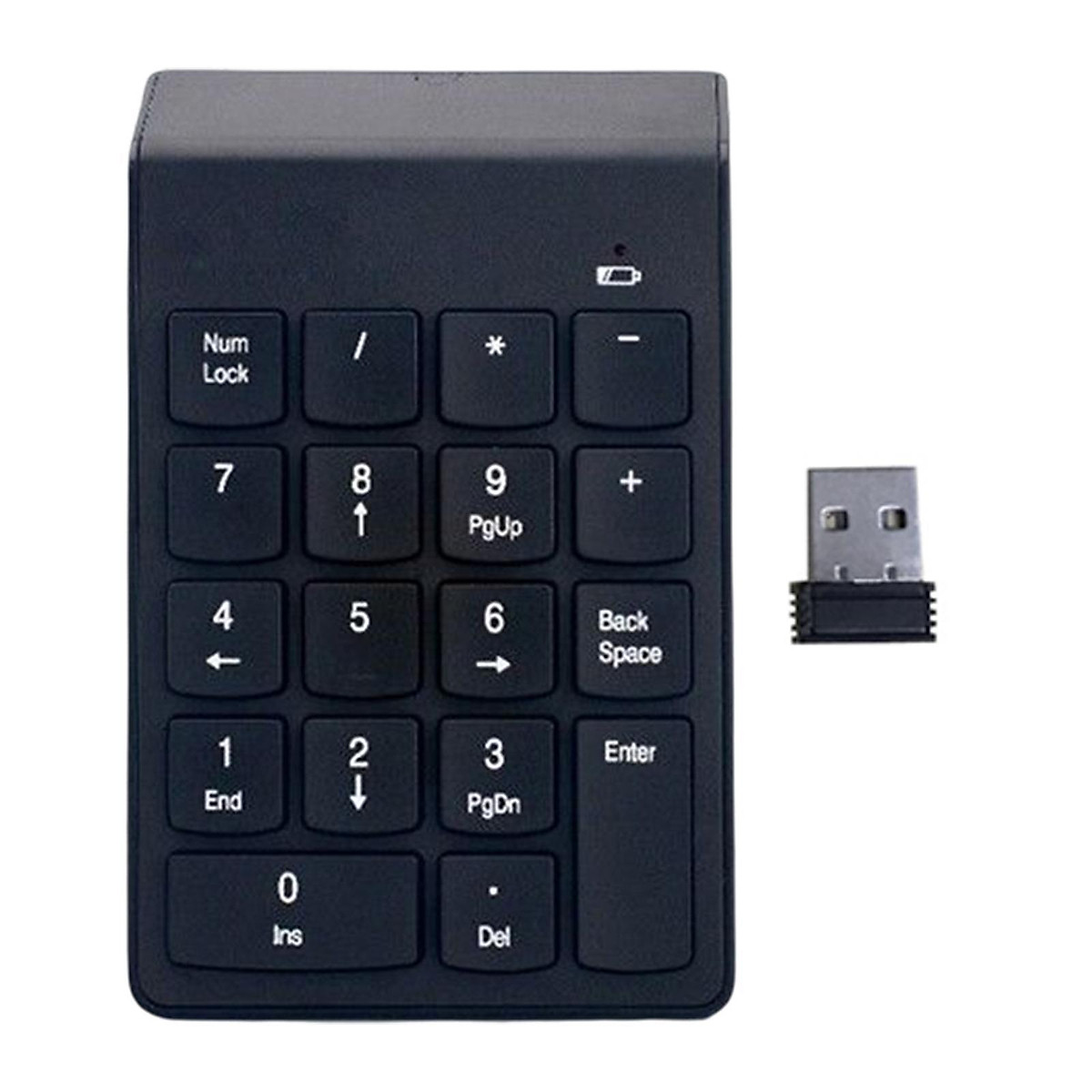USB Numeric Keypad 18 Keys 18 Keys Faster Data Input Minimalist Design Mini