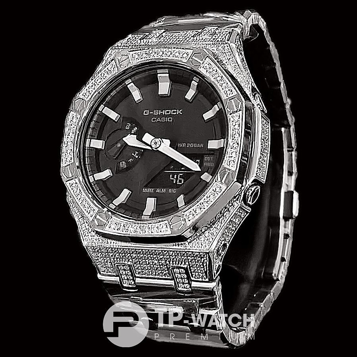 Mua Đồng Hồ Nam Dây Thép Casio G-Shock GA-2100-1A AP Custom Diamond ...