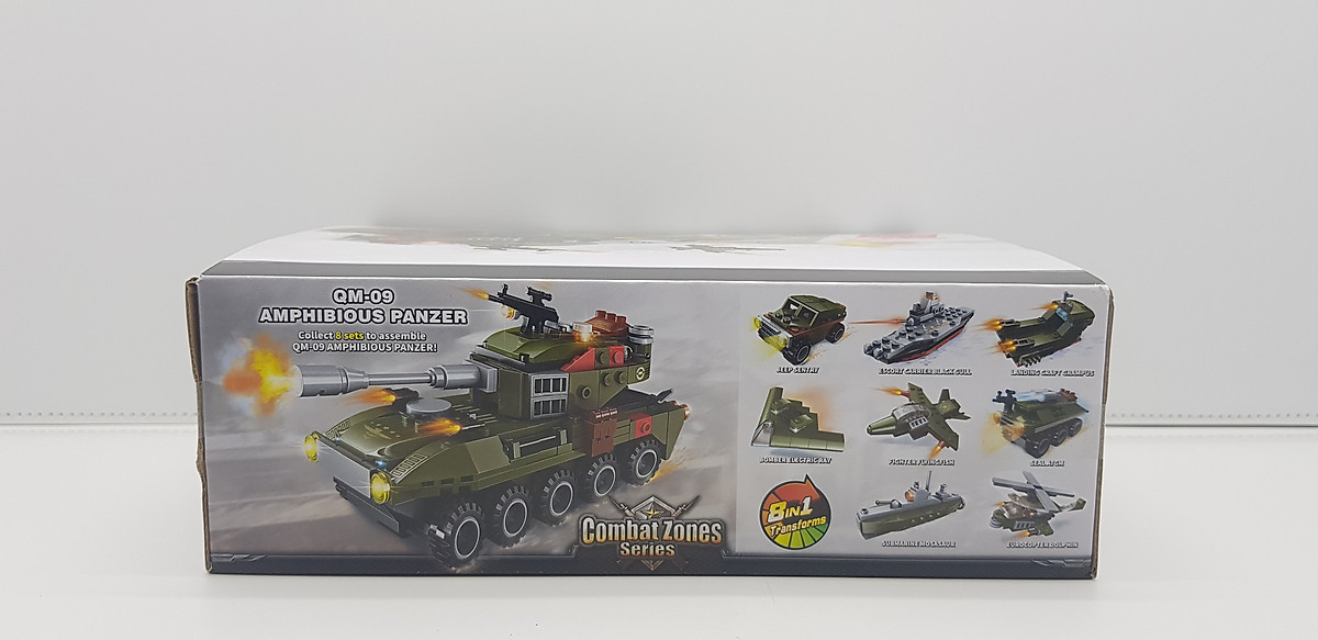Đồ chơi lắp ghép xếp hình, lego Qman 1803 - Chiến xa lội nước