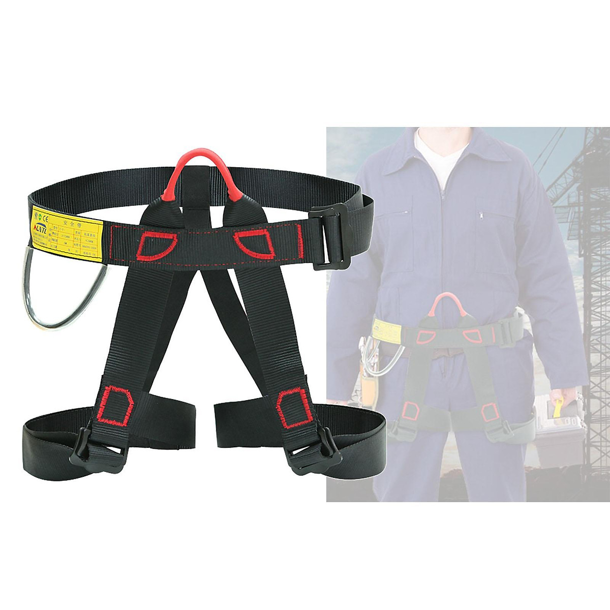 Climbing Harness Fall Protection Protect Waist Half Body Belt - Phụ ...